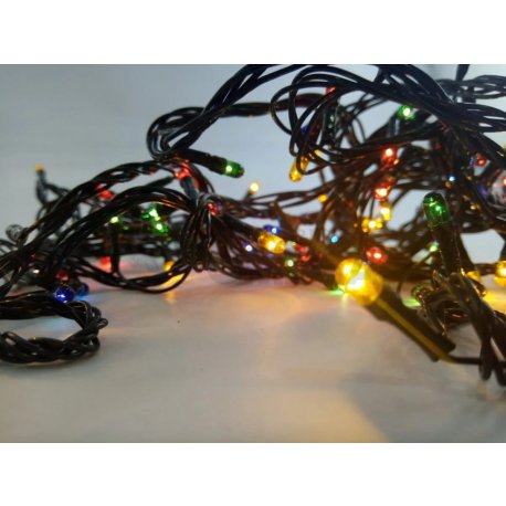 Luz navideña arroz multicolor x100 LED