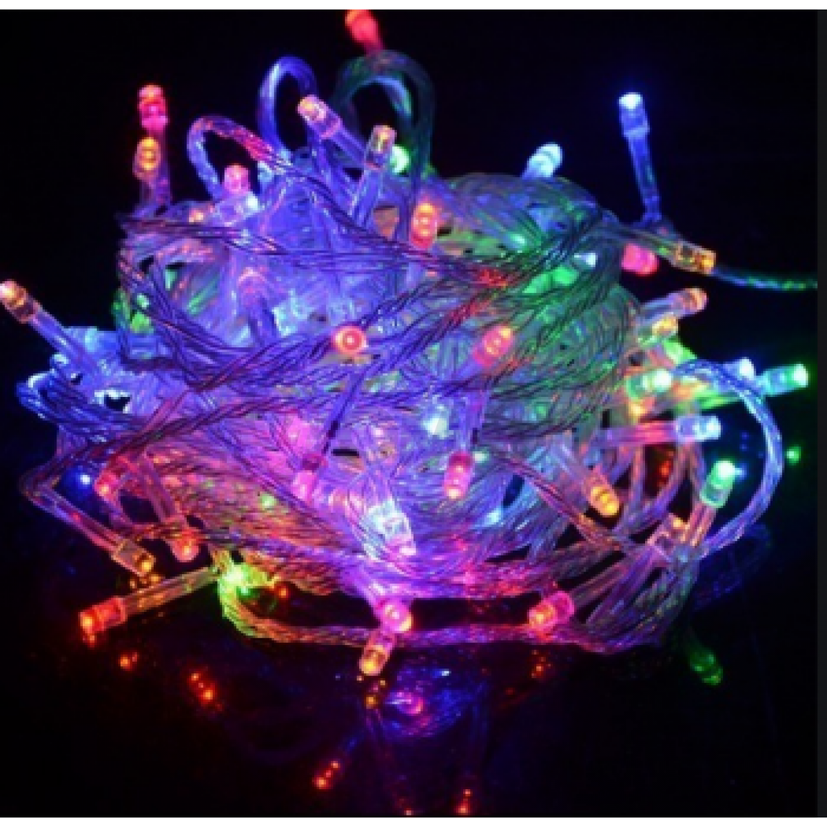 Luz led de navidad multi color x100