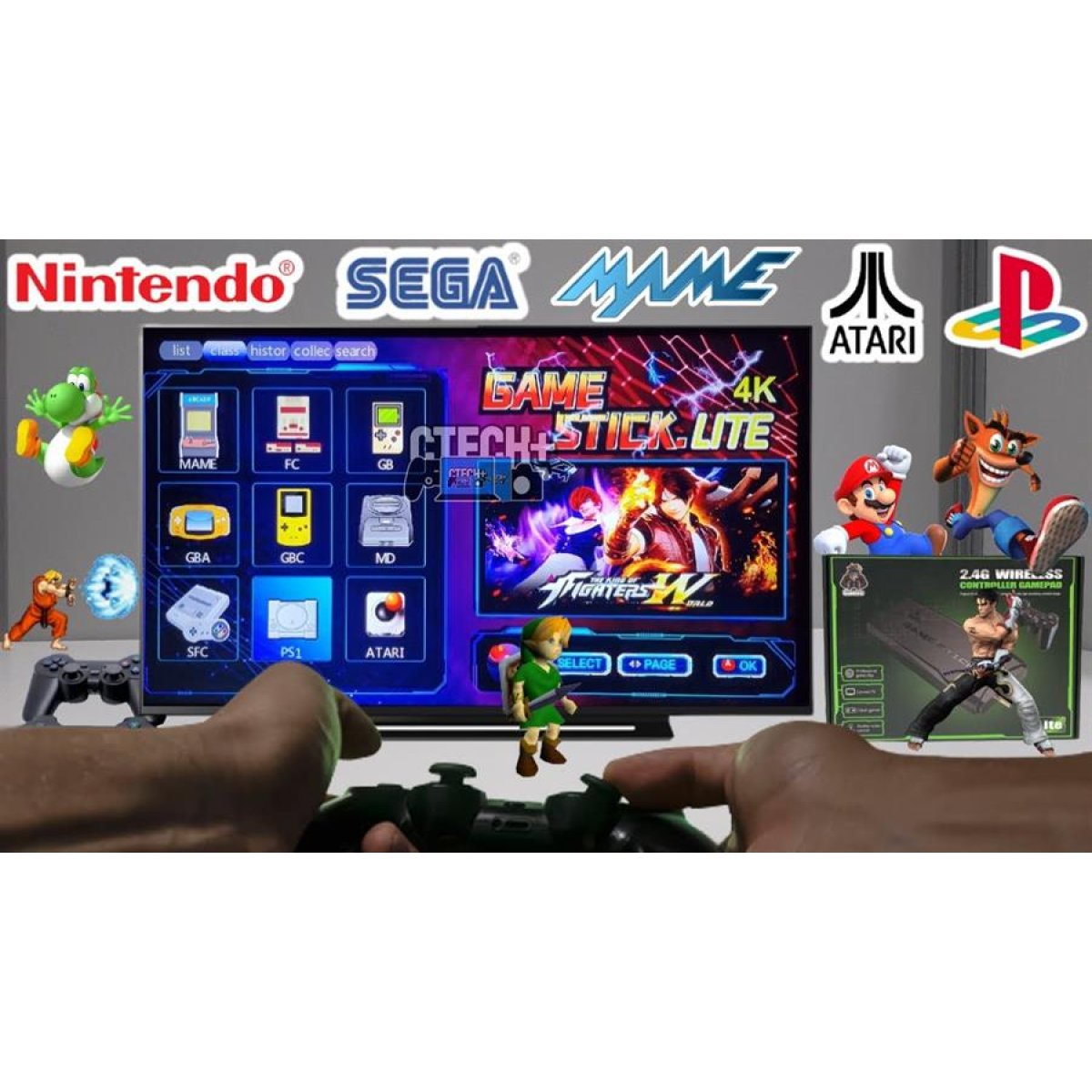 Multi Consola retro gamer stick