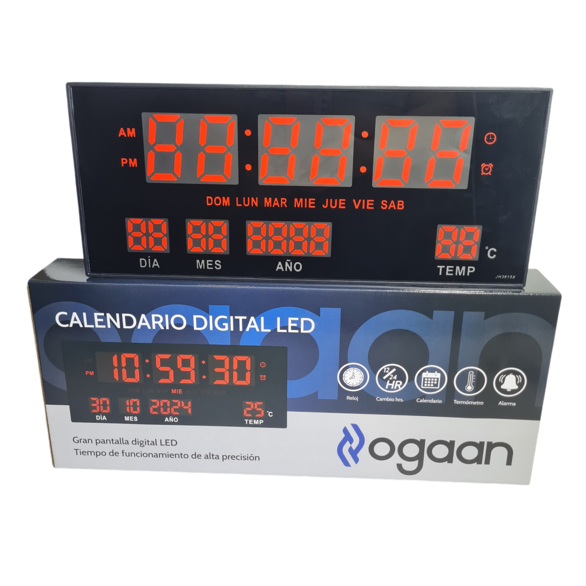 Reloj Calendario digital mediano