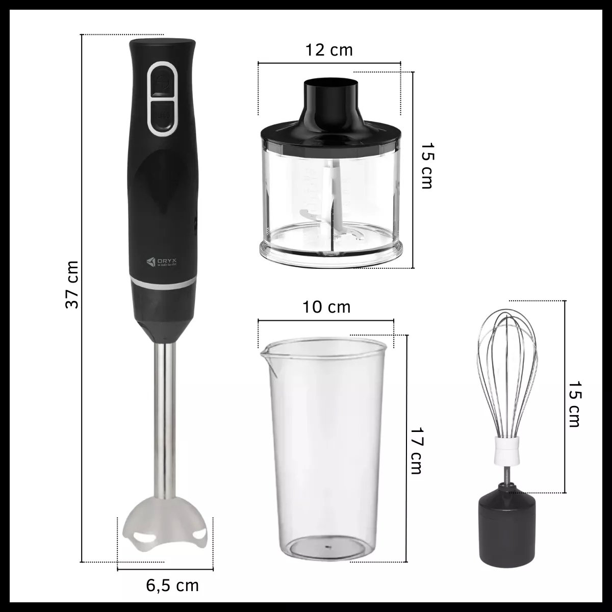 Mini pimer con accesorios 4 en 1